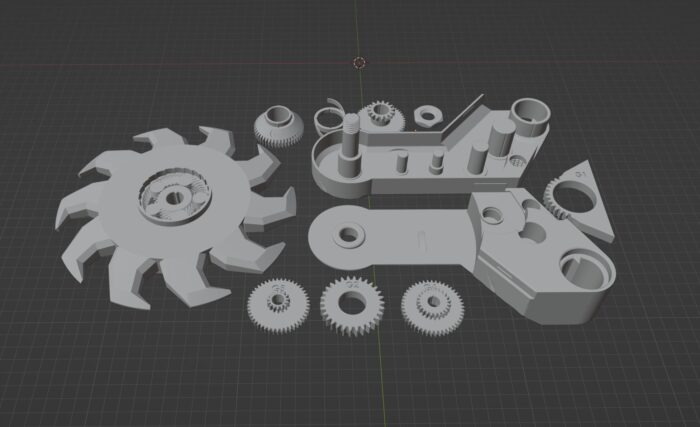 Power claw central claw saw addon STL – AlexGeekWorkshop